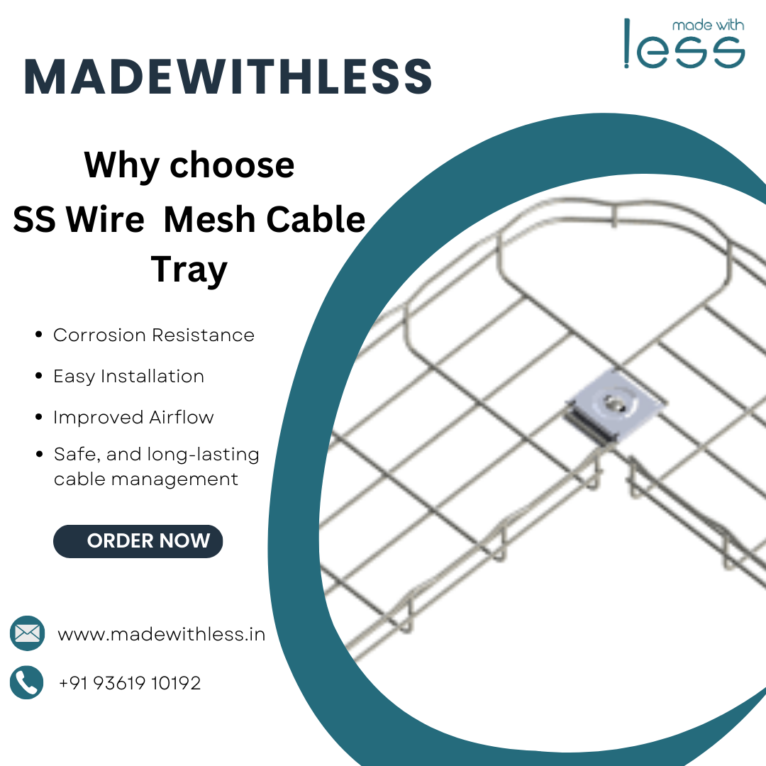 SS Wire mesh Cable Tray Announcement By Ramya
